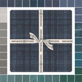 Layer Cake Woolies Flannel Stormy Seas 42 stuks